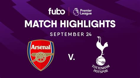 Arsenal Fc Vs Tottenham Hotspur Premier League Highlights Week