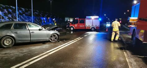 Poważny wypadek na drodze krajowej