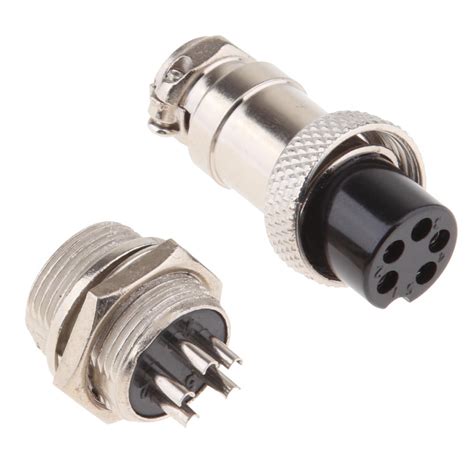 marque generique GX16 5 Pins Fiche de Connexion Aviation Femelle Mâle