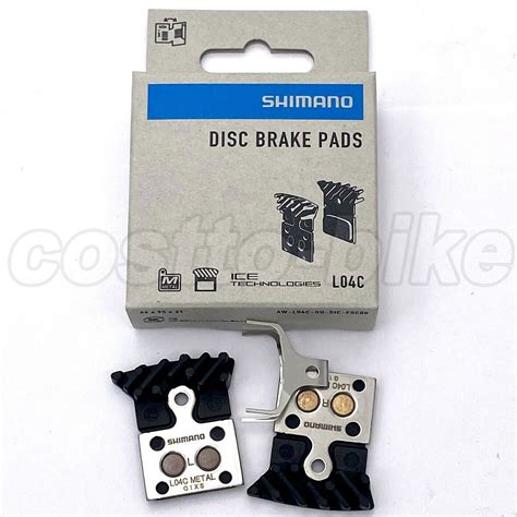 Shimano L04C L05A Metal Disc Brake Caliper Pads ICE TECH Cooling Fins