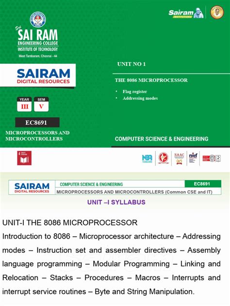 1 3 unit i ec8691 flag reg addressing mode pdf central processing unit microcontroller