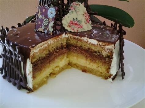M Nica Cupcakes Tarta De Chocolate Y Crema Pastelera