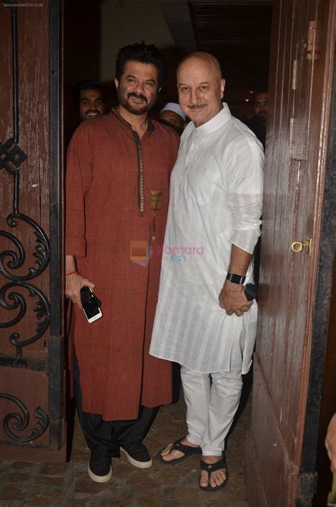 Anupam Kher At Anil Kapoor S Ganpati Celebration On Th Sept