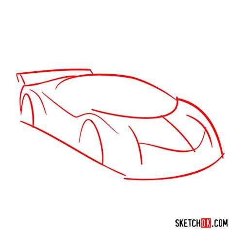 How To Draw A Lamborghini Veneno Easy Basit Kolay Harika Bir