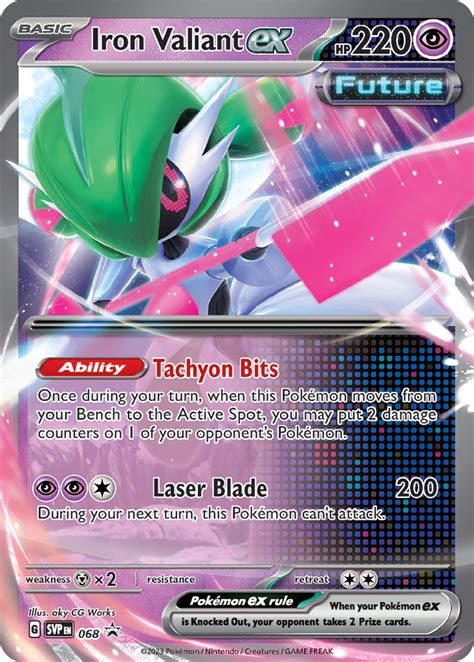 Iron Valiant Ex Scarlet Violet Promos SVP 068 PkmnCards