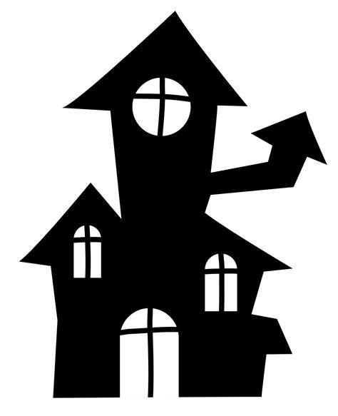Silueta De Casa Embrujada De Miedo De Halloween 11731263 PNG