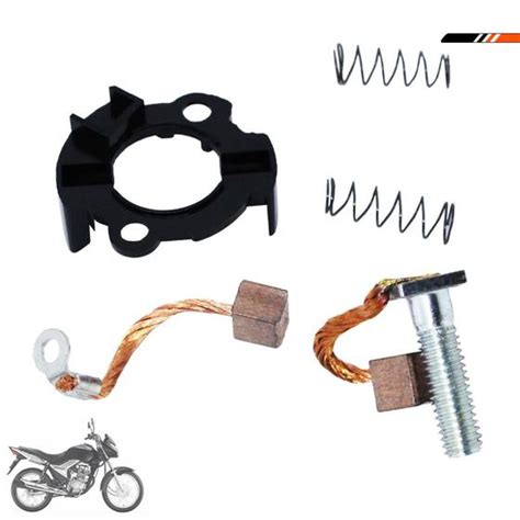 Escova Motor Partida Cg Fan Titan 125 150 160 Nxr Bros 160 MHX