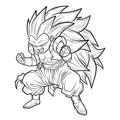 Learn How To Draw Super Saiyan Gotenks From Fusion To Fierce