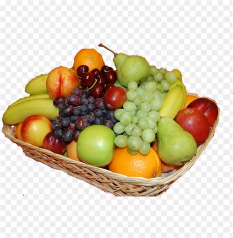 Fruits Basket Png Basket Of Fruits PNG Image With Transparent
