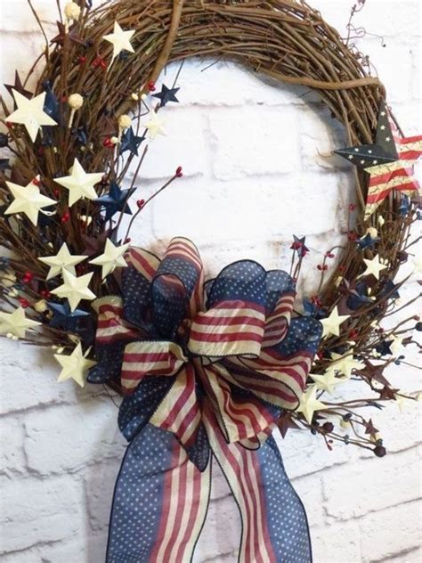 35 Easy DIY Dollar Store Patriotic Wreath Ideas To Make For July 4th