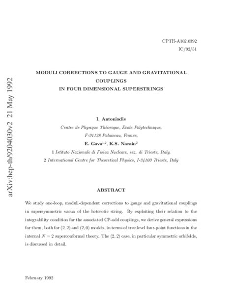 pdf moduli corrections to gauge and gravitational couplings in four dimensional superstrings