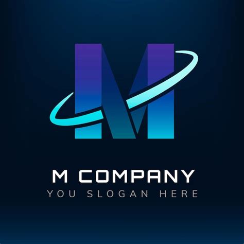 Logotipo da letra m Vetor Grátis