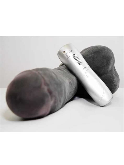 Vibrador de pene negro Fotos eróticas y porno
