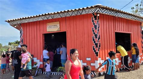 apoio da Funai etnia Kaingang inaugura Casa do Artesão Indígena em