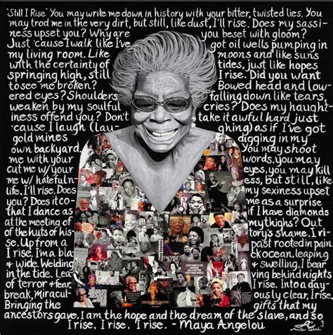 Maya Angelou Still I Rise Print Etsy