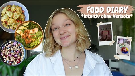 Realistisches Food Diary Intuitiv Ohne Verbote YouTube
