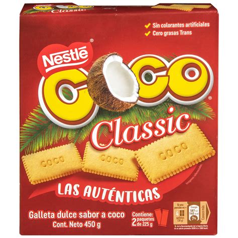 Galleta Nestl Classic Coco G