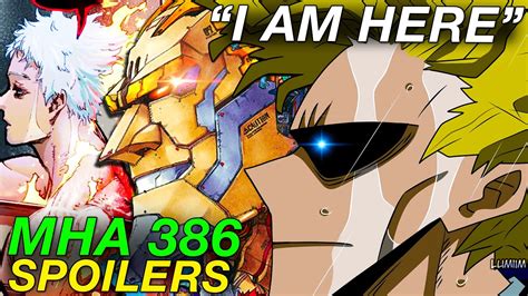 ALL MIGHT VS ALL FOR ONE ROUND 3 My Hero Academia Chapter 386 Spoilers