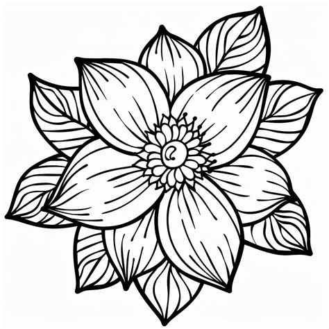 94 Dibujos De Flores Para Colorear