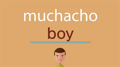 Como se dice muchacho en inglés NoSeHacerlo
