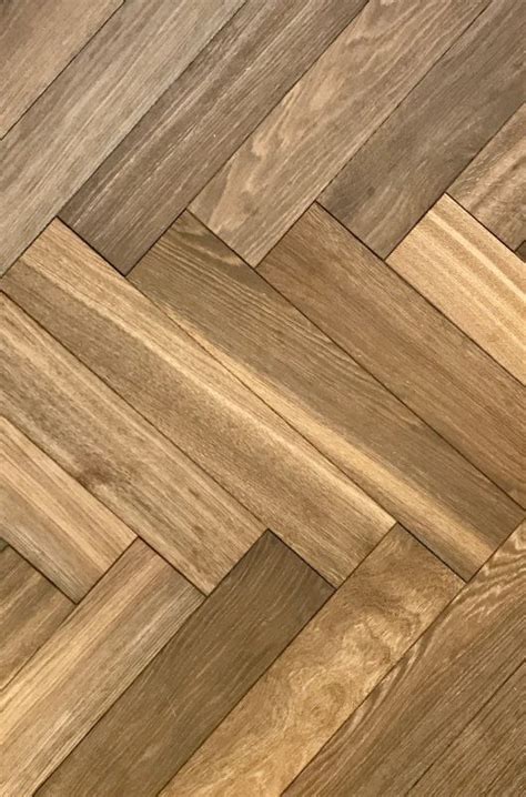 Bespoke Engineered Oak Herringbone Parquet Wood Floors Smoked Prime