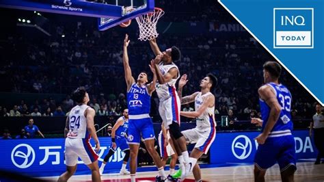 Gilas Pilipinas Crashes Out Of Fiba World Cup After Loss To Italy