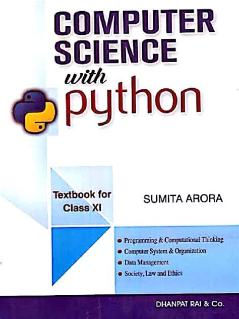 sumita arora class xi computer science with python pdf free software software development