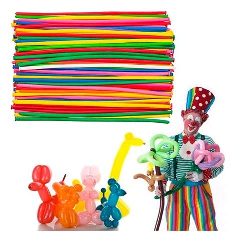 100 Globos Salchicha Batucada Figuras Aplaudidor Payaso Meses sin interés