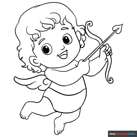 Cupid Coloring Pages Printable