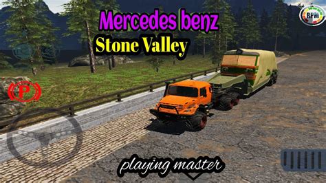 Mercedes Benz Truck Gameplay Going To Deliver Trailers In Stone