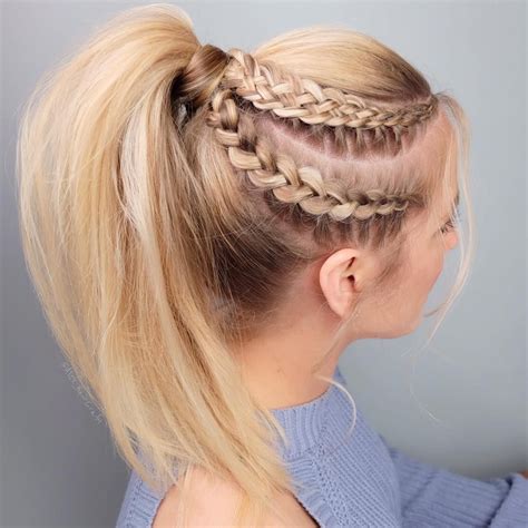 Braided Ponytail Hairstyle Ponytail Hairstyles Dance Hairstyles