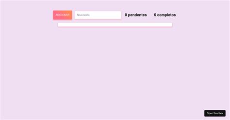 Todo List Codesandbox