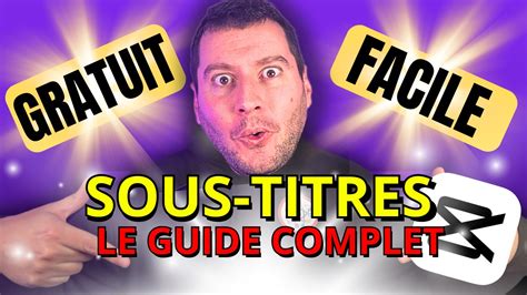 Créer des SOUS TITRES sur CapCut Pro Facile et Gratuit Vidéo