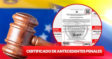 Antecedentes penales en Venezuela 2024 cómo apostillar y cuál es el