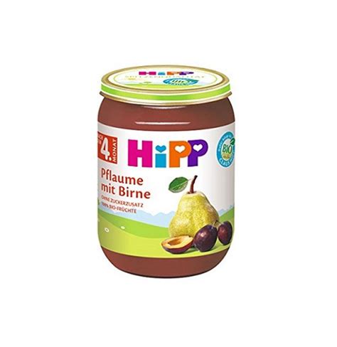 HiPP Bio Pflaume mit Birne 190 g Amazon de Lebensmittel Getränke