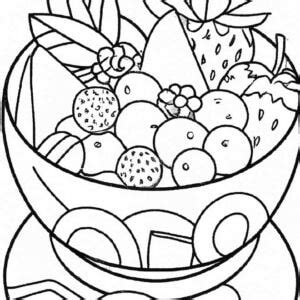 40 Desenhos De Salada De Frutas Para Imprimir E Colorir Pintar