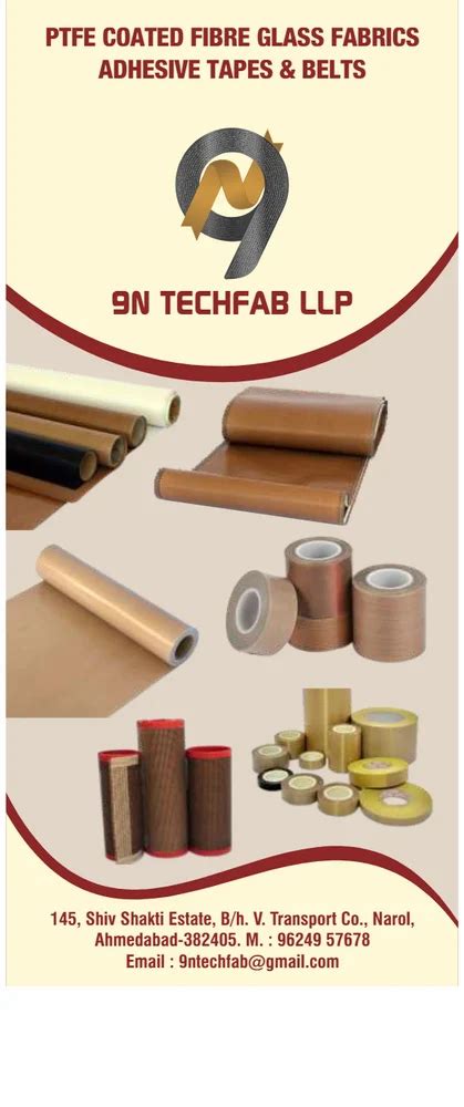 Color Brown Cream PTFE COATED GLASS CLOTH ADHESIVE TAPE At Rs 125