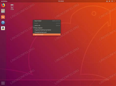 How To Open A Terminal On Ubuntu Bionic Beaver 18 04 Linux