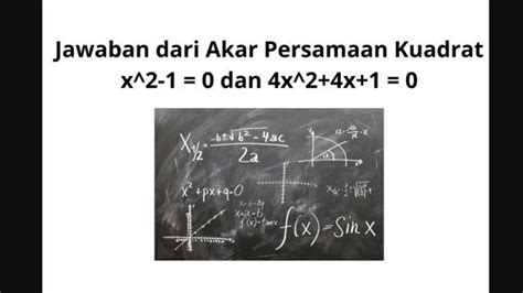 Rumus ABC Untuk Persamaan Kuadrat Lengkap Pembahasan Dan Contoh