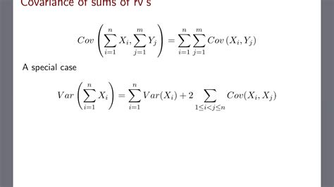 [chapter 7] 3 properties of covariance youtube