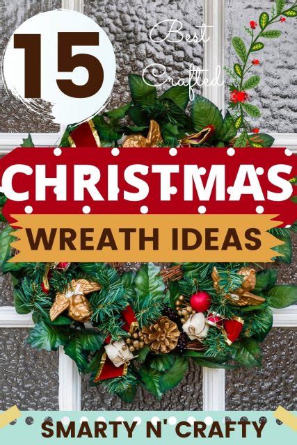 15 Best Crafted Christmas Wreath Ideas Smarty N Crafty