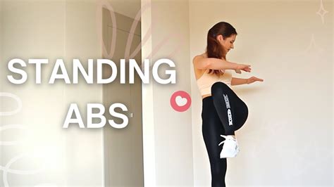 Min Standing Abs Workout Lose Belly Fat Intense Hourglass Abs