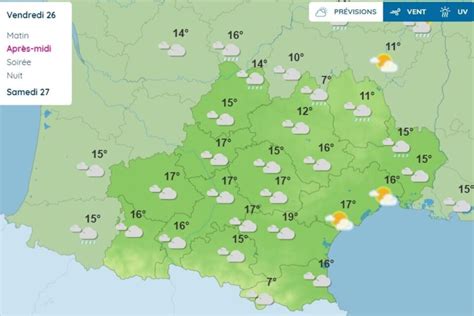 Ce Que Pr Voit M T O France Pour Toulouse Et L Occitanie Vendredi