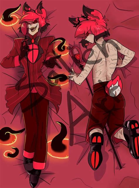 Alastor The Radio Demon Body Pillow Case Hazbin Hotel Inspired Dakimakura Pillow Buddy