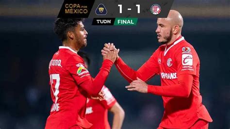 Pumas vs Toluca EN VIVO en la Copa por México 2022 minuto a minuto del