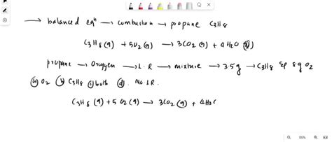 Solved Consider The Balanced Equation For The Combustion Of Propane