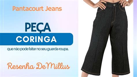 Resenha DeMillus Pantacourt Jeans YouTube