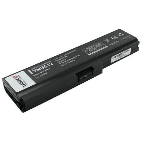 Yanec Laptop Akku 10 8V 5200mAh für Toshiba Satellite C660 L650 L670