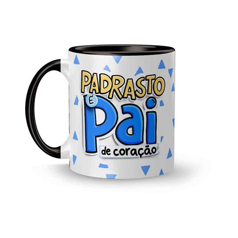 Caneca Personalizada Pai Padrasto é Pai de Coração Shopee Brasil
