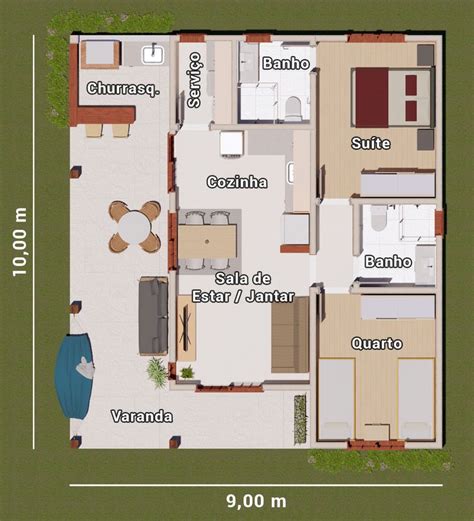 P11 Casa de Sítio Simples Varanda VGProjetos Tiny cottage